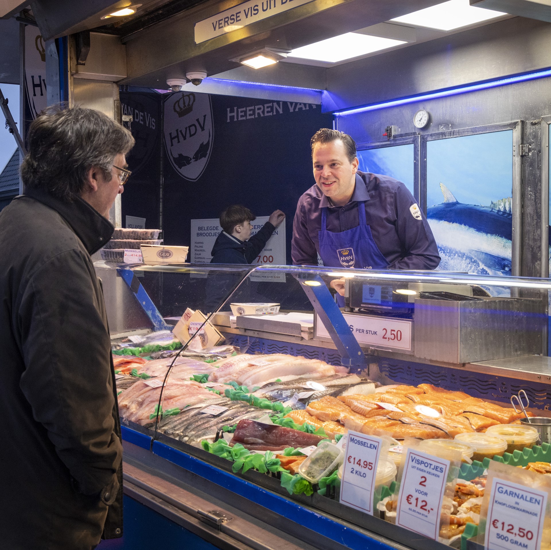 Lichte daling aantal viswinkels in 2023